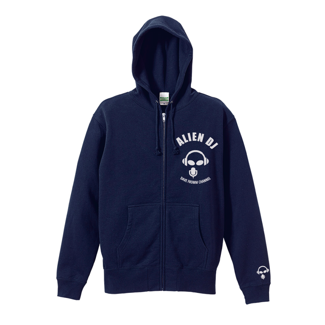 ALIEN DJ Zip Up Hoodie – Alien Club Store